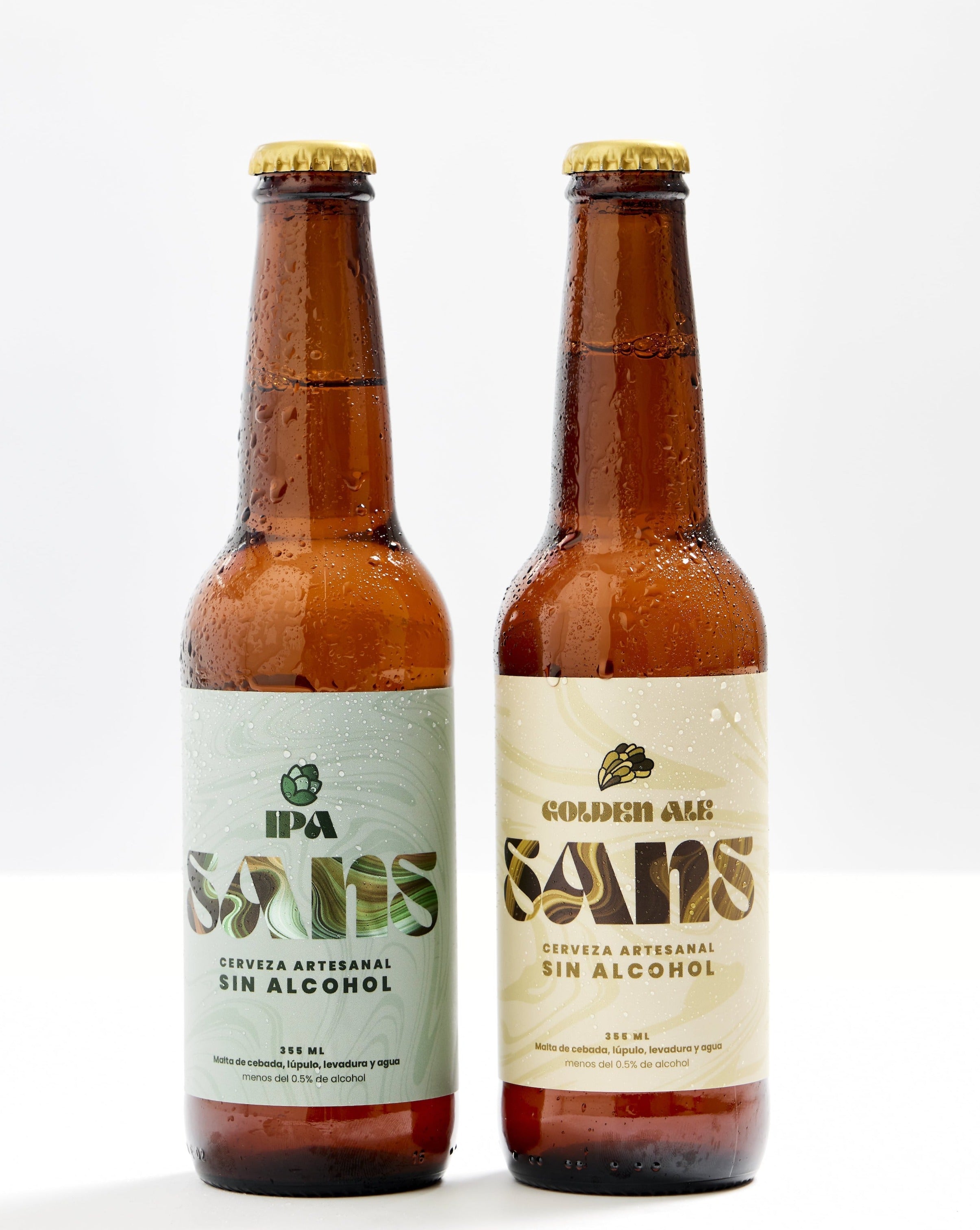 Cerveza artesanal sin alcohol estilo IPA y Golden Ale 24 Pack | SANS ...